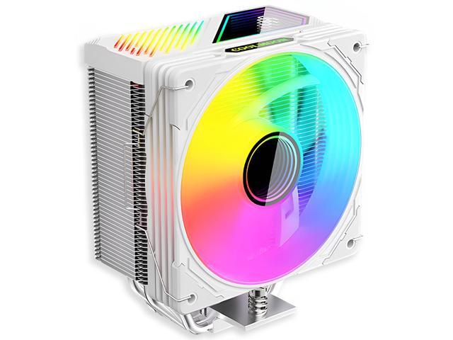 CZQEPMB CPU Cooler with Temperature Display, ARGB Synchronous Silent ...