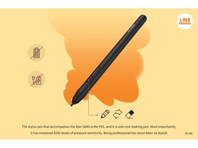 XP-PEN OSU Tablet StarG640 Digital Drawing Pad Line Friends Edition ...
