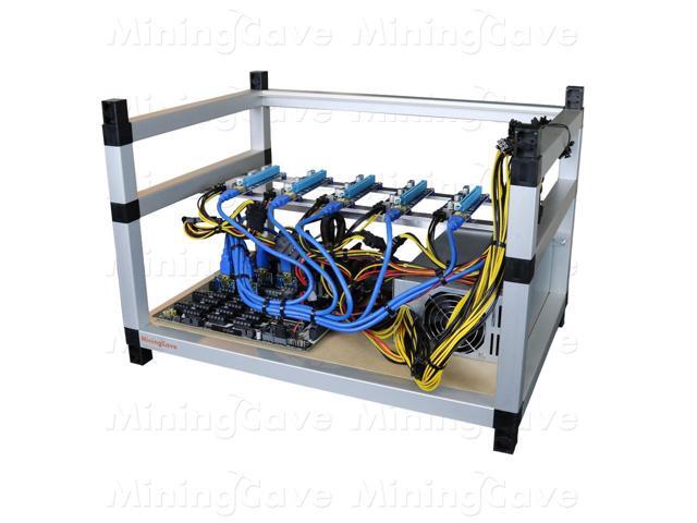 Crypto Mining Rig Kit 6 GPU PSU 1600W MiningCave - Newegg.com