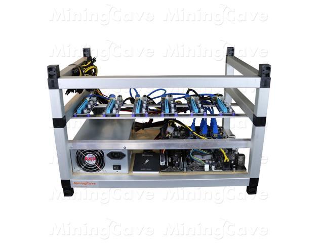 Crypto Mining Rig Kit 6 GPU PSU 1600W MiningCave - Newegg.com