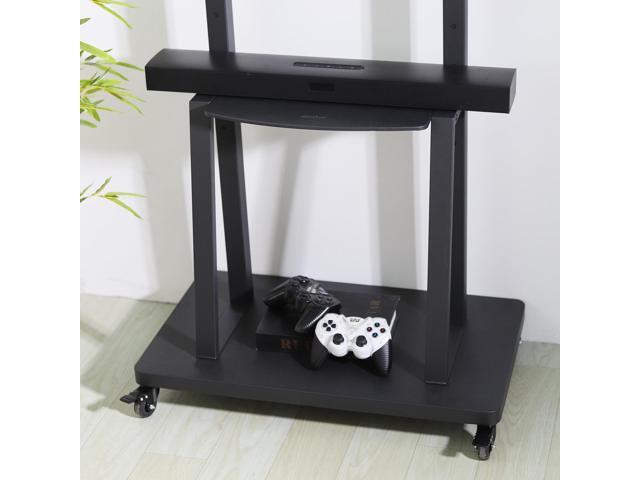 Heavy Duty TV Stand Wheels TV Bracket Rolling Floor Television Mount ...