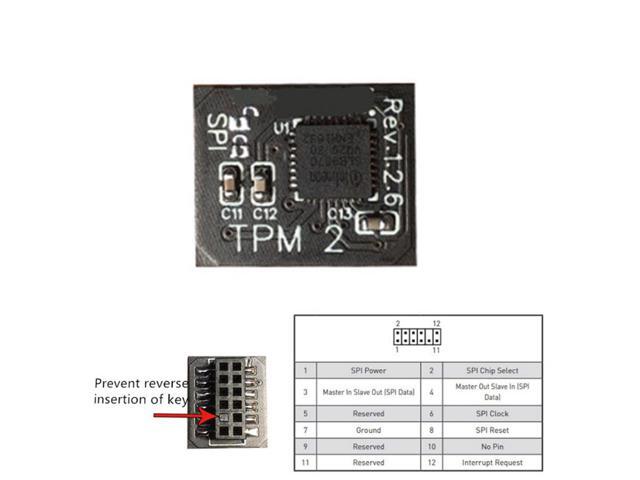 1Piece TPM 2.0 Security Module Trusted Platform Module For MSI 12PIN ...