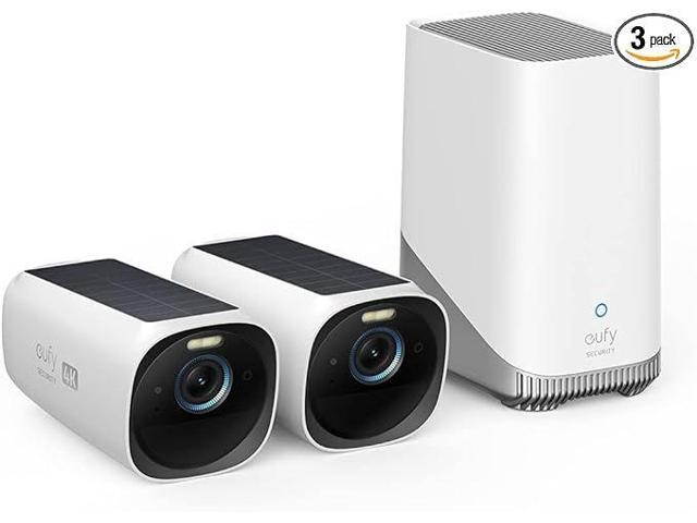 Refurbished: eufy Security S330 eufyCam 3 2-Cam Kit, Security Camera ...