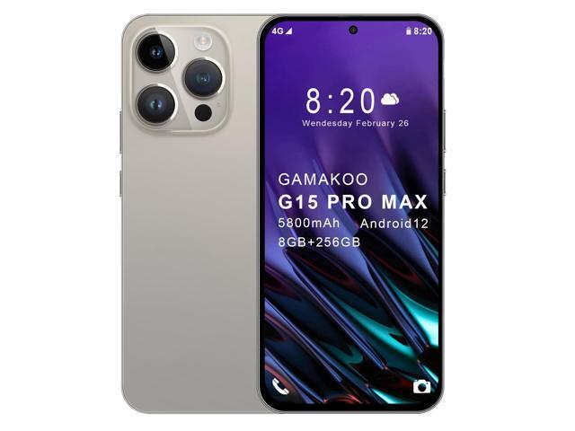 GAMAKOO G15 Pro Max 8+256GB 6.8" Unlocked Cell Phone Android Smartphone ...
