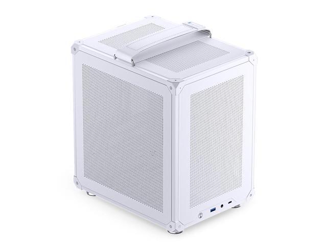 JONSBO C6-ITX WHITE ITX Handled Mesh PC Case, Simple Compact Desktop ...
