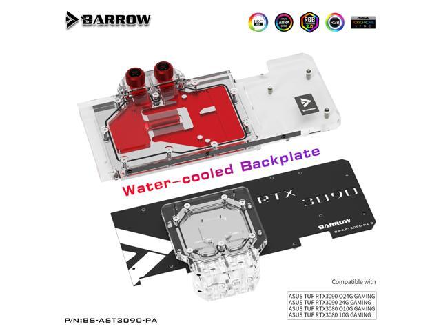 Barrow 3090 3080 Water Block Backplane Block for ASUS TUF 3090 3080 ...