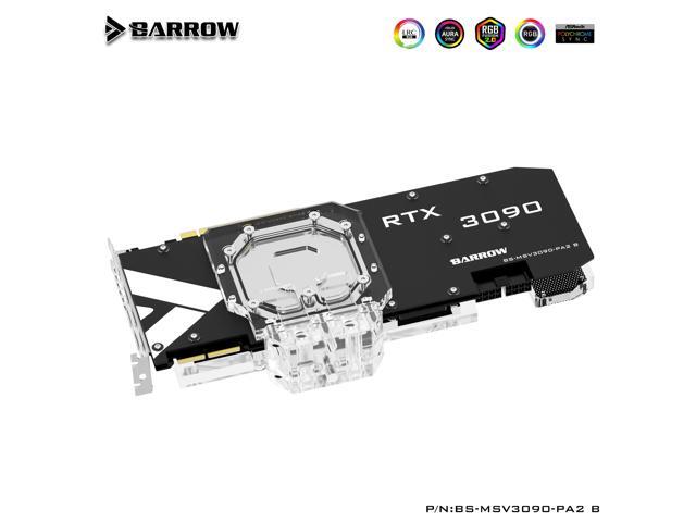 Barrow MSI 3080 3090 Water Block Backplane Block for MSI RTX3090 3080 ...