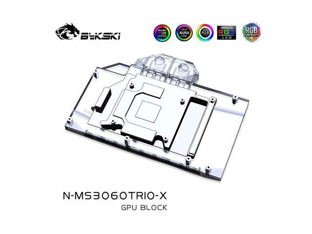 Bykski GPU Water Block For MSI RTX 3060 Gaming X Trio / RTX 3060Ti ...