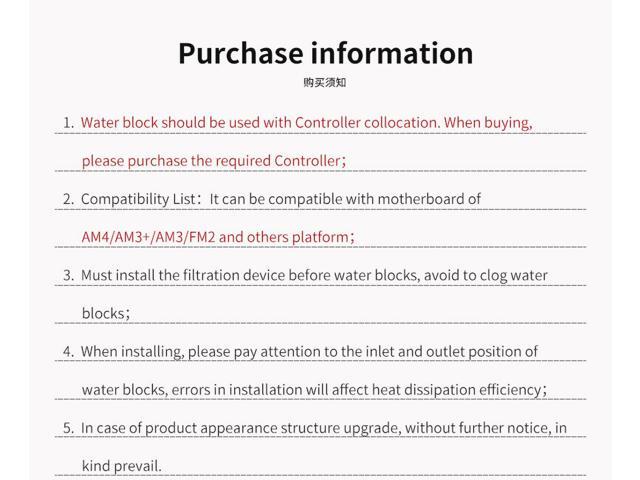 Barrow Classic Edition CPU Block, For AMD CPU, Compatible With AM3/AM4 ...