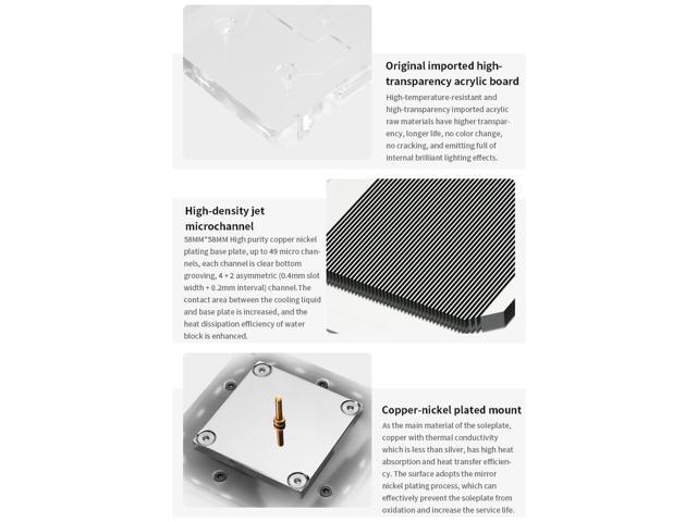 Barrow Classic Edition CPU Block, For AMD CPU, Compatible With AM3/AM4 ...