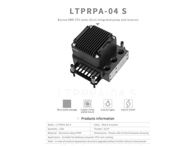 Barrow CPU Block-Pump Mini Combo, For AMD CPU, Compatible With AM3/AM4 ...