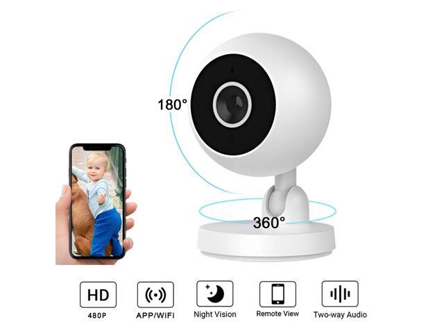 Baby Monitor Camera, HD 480P Wireless WiFi Security Camera Baby Pet ...