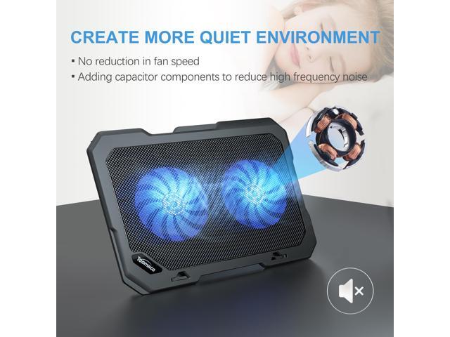 TopMate C302 Laptop Cooling Pad Ultra Slim Notebook Cooler, Laptop Fan ...