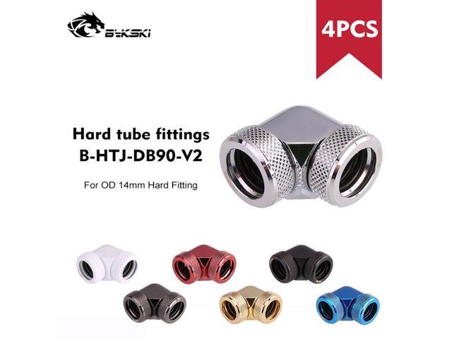 Hard Tube Fitting With 90 Degree Bykski Water Cooling 90° Connector ...