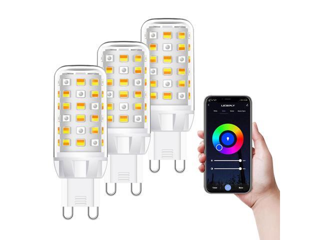 LEDEPLY WiFi G9 Smart Bulb, RGBCW, 3.5W=40W, Compatible with Alexa ...