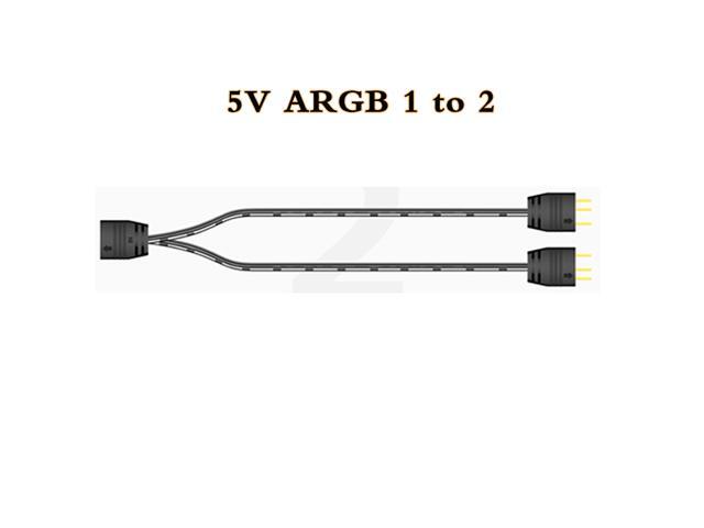 Weastlinks AR-1 RGB Controller Cable 5V 3 Pin 3pin to SATA ARGB Mini ...