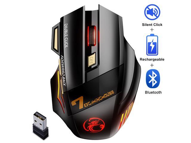 Weastlinks Rechargeable Wireless Mouse Gamer For Computer RGB Gaming ...