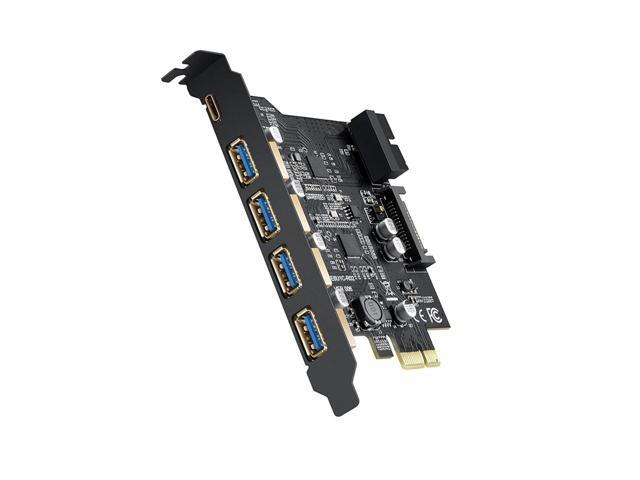 Weastlinks USB 3.0 PCI-E Type C Expansion Card PCI Express PCI-E to USB ...