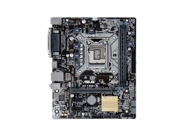 Refurbished: ASUS H110M-K D3 LGA 1151 Intel H110 SATA 6Gb/s USB 3.0 Micro ATX Intel Motherboard ...