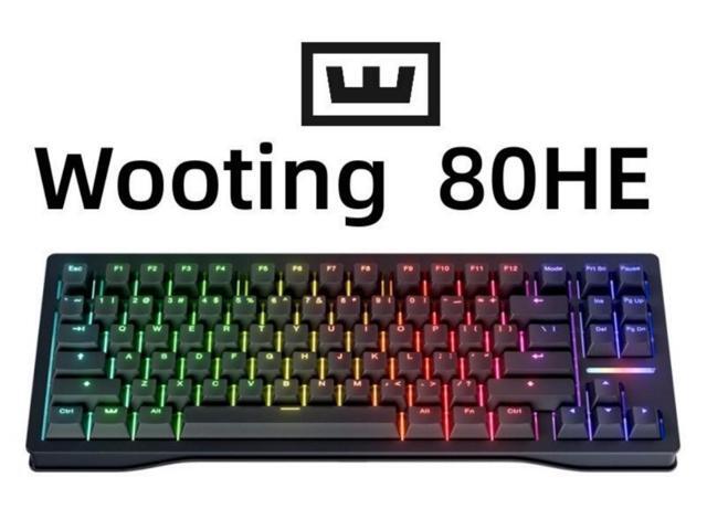 Wooting 80HE Wired gaming mechanical keyboard, Magnet Switch, Hot ...
