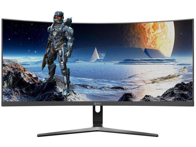 IPASON E3025W-M 29.5" 200Hz 2K Curved Gaming Monitor 1ms FreeSync Premium, 2560*1080 VA 1800R ...