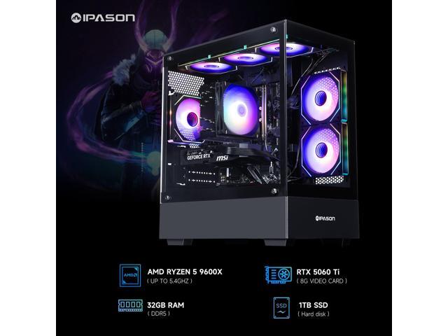 Questions & Answers: IPASON Ryvex Gaming Desktop PC , Ryzen5 9600X ...