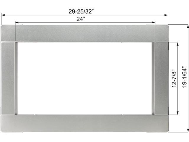 LG MK2030F 30 In. Built-In Trim Kit - Stainless Steel - Newegg.com