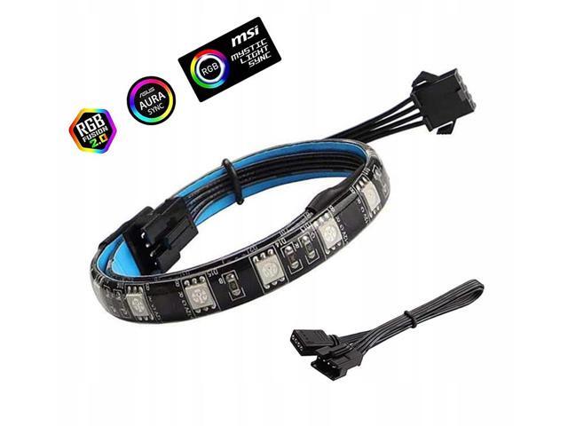 12V 4-pin connectors PC RGB LED strip - Newegg.com