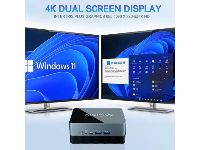 Mini PC Windows 11 Pro Intel i5-8279U(up to 4.1GHz) 16GB RAM/512GB SSD ...