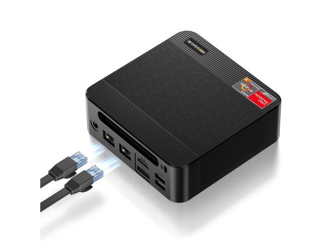 BOSGAME P4 Plus Gaming Mini PC Dual LAN, AMD Ryzen 7 5825U 32GB DDR4 ...
