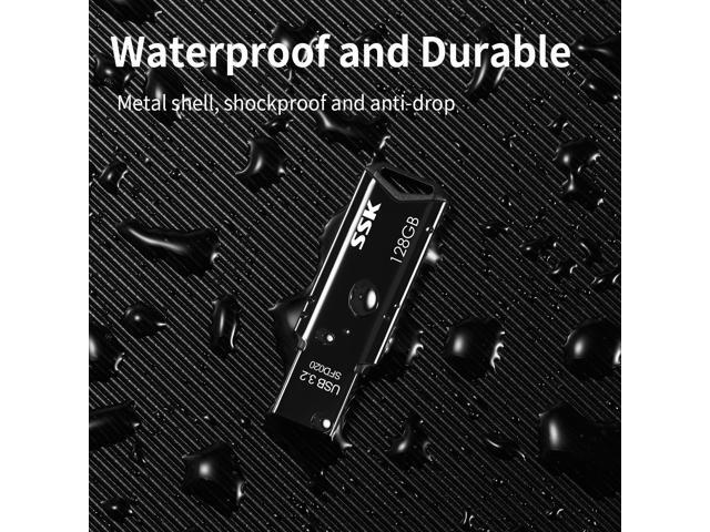 SSK 128GB USB Flash Drive Memory Stick, USB 3.2/3.0 High Speed Thumb ...
