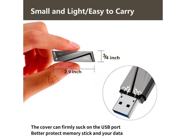 SSK 256GB USB SSD Solid State Flash Drive 550MB/s Super-Fast Transfer ...