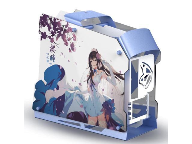 Zeaginal ZC-09 *YESTON Tempered Glass Mini Computer Case Support 360mm ...