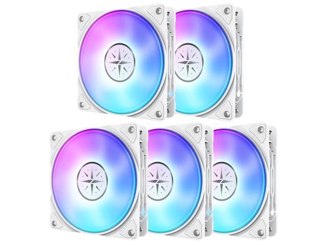 Zeaginal ZC-12025 ARGB Tears of the Moon God*5 LED 120mm Case Fan,Quiet ...