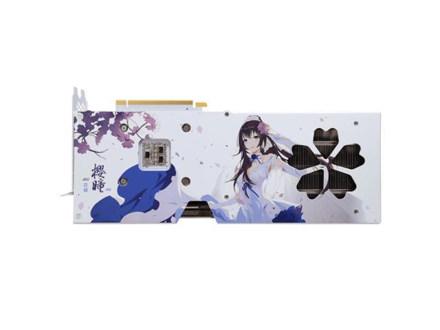 Yeston Sakura GeForce RTX 4070 Ti 12GB GDDR6X PCI Express 4.0 Video ...