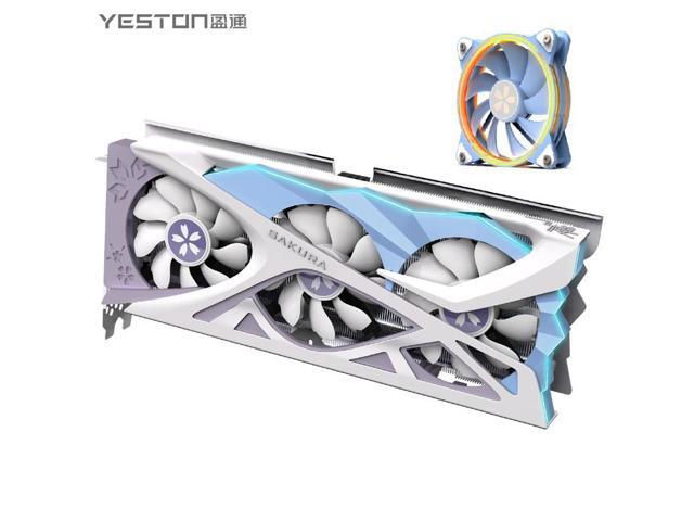 Yeston Sakura Case Fan*1+RTX 3070*1 8GB GDDR6 video cards Desktop ...