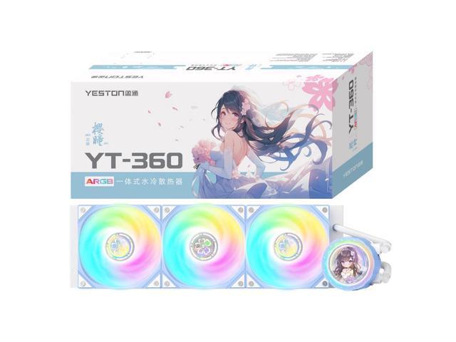 Yeston New Sakura 360 integrated CPU supports Intel / AMD platform PWM ...