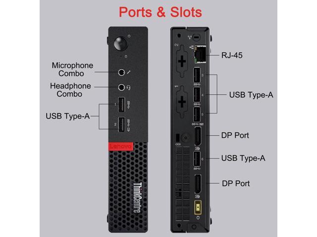 LENOVO ThinkCentre M625q Business MFF Desktop, AMD A4 9120C Processor ...