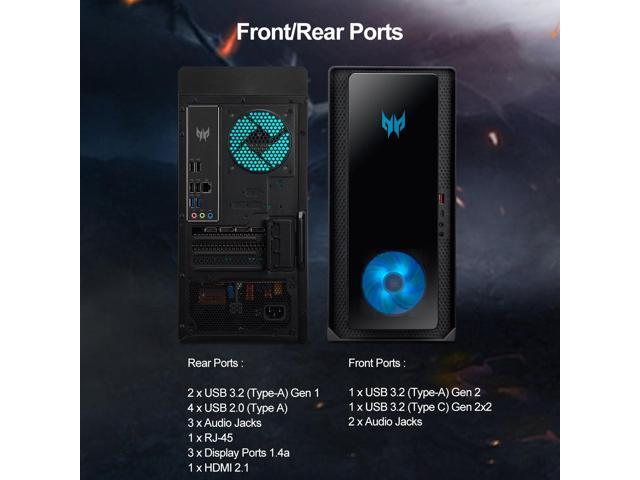 Acer Predator Newest Ultimate Gaming Tower Desktop, Intel Core i7 ...