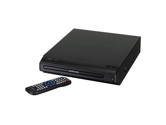 CRAIG CVD401A Compact HDMI DVD Player with Remote in Black - Newegg.com