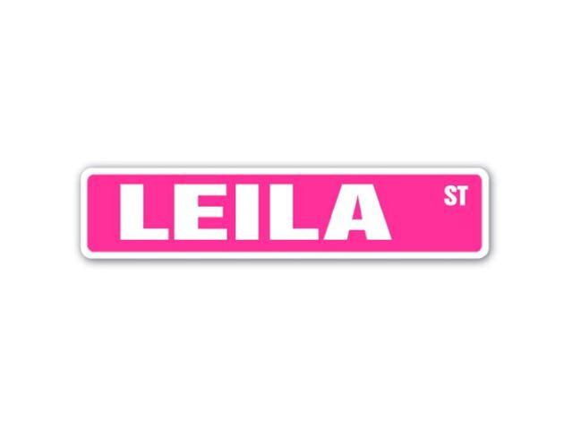 Leila Street Sign Childrens Name Room Sign | Indoor/Outdoor | 30" Wide ...