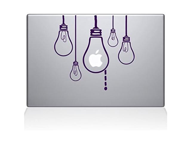 0190-Mac-13P-Lav Idea Light Bulbs Vinyl Sticker, 13" Macbook Pro (2015 ...