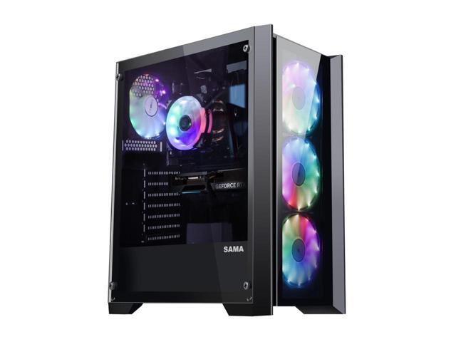 Hoengager Apollo Gaming Desktop PC - AMD Ryzen 5 5600G 6-Core 3.9GHz ...