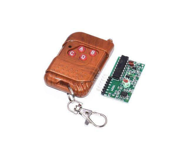 1set IC 2262/2272 4 CH 315Mhz Key Wireless Remote Control Kits Receiver ...