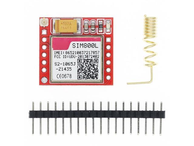 1pcs Smallest SIM800L GPRS GSM Module MicroSIM Card Core Board Quad ...