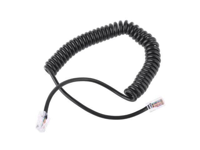 8Pin RJ45 to RI45 Speaker Mic Cable Line for ICOM HM-98 HM-133 HM-133V ...