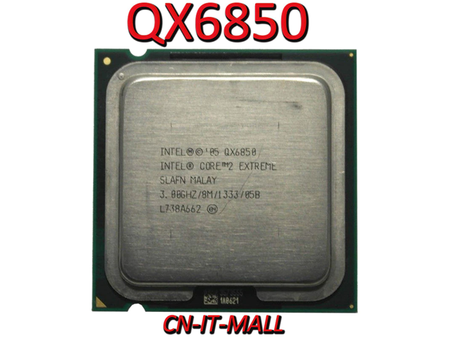 Intel Core QX6850 CPU 3.0G 8M 4 Core 4 Thread LGA775 Processor - Newegg.com