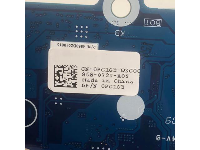 5190 CN-0PC1G3 0PC1G3 PC1G3 17858-1 Mainboard WIth SR36M N3350 CPU ...