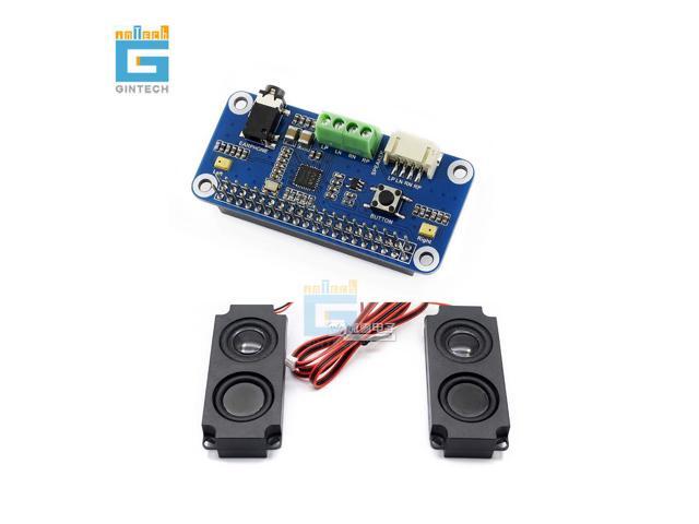WM8960 Hi-Fi Sound Card HAT for Raspberry Pi, Stereo CODEC, Play/Record ...