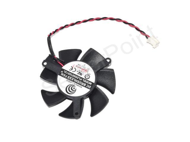 PLD05010S12L 0.1A 2 Lines 47mm diameter hole pitch 39mm Cooler Fan For ...